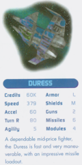 Duress Light Fighter ML01 - Wing Commander Encyclopedia