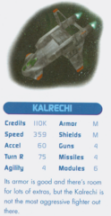 Kalrechi Medium Fighter PL04 - Wing Commander Encyclopedia