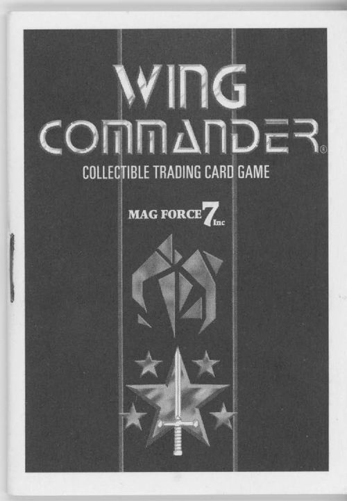 Wing Commander Collectible Trading Card Game Manual - Wing Commander ...