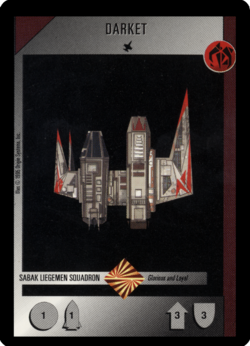 Sabak Liegemen Squadron (card) - Wing Commander Encyclopedia
