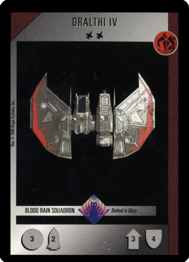 Blood Rain Squadron (card) - Wing Commander Encyclopedia