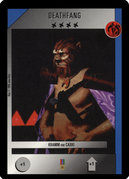 Kramm nar Caxki (card) - Wing Commander Encyclopedia