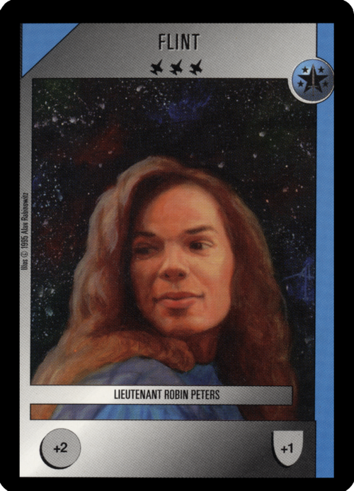 Lieutenant Robin Peters (card) - Wing Commander Encyclopedia