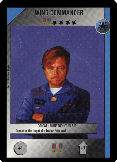 Colonel Christopher Blair (card) - Wing Commander Encyclopedia