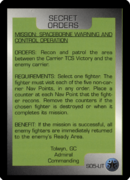 Secret Orders (card type) - Wing Commander Encyclopedia